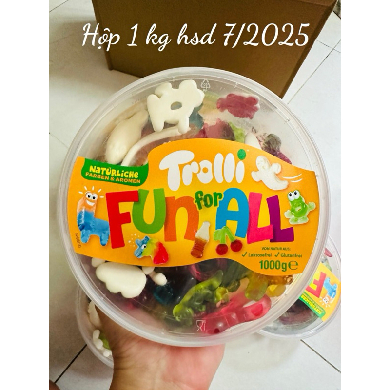 [BEAUTIFUL Date 07/2025]Number One, Fun For All Animal Trolli Gummy ...