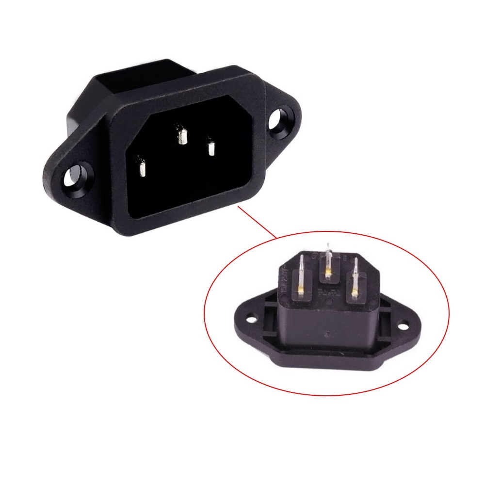 5c 3-PIN AC POWER PLUG JACK 10A - 250V WELDING PIN | Shopee Malaysia
