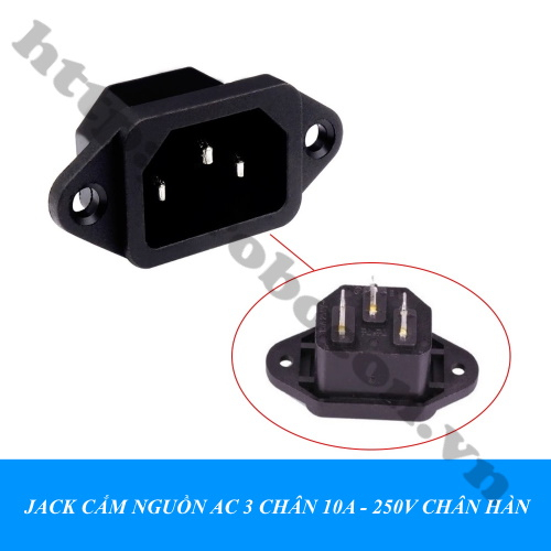 10c 3-PIN AC POWER PLUG JACK 10A - 250V WELDING PIN | Shopee Malaysia
