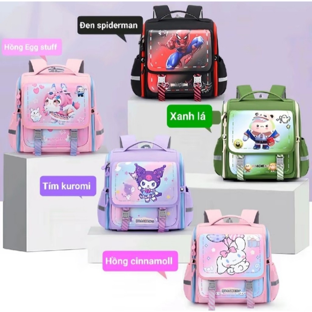 Square Cheese Primary Backpack - Japanese Style-Super Light, Waterproof ...