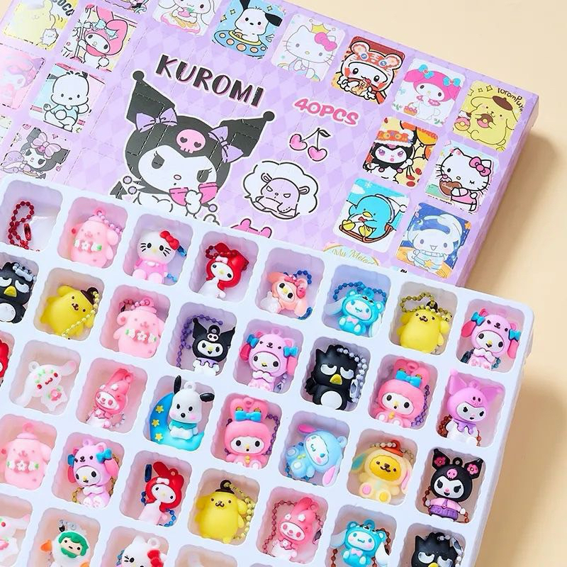 Surprise kurumi box Hidden box 40 Secret Kuromi toyPiece with 4 ...