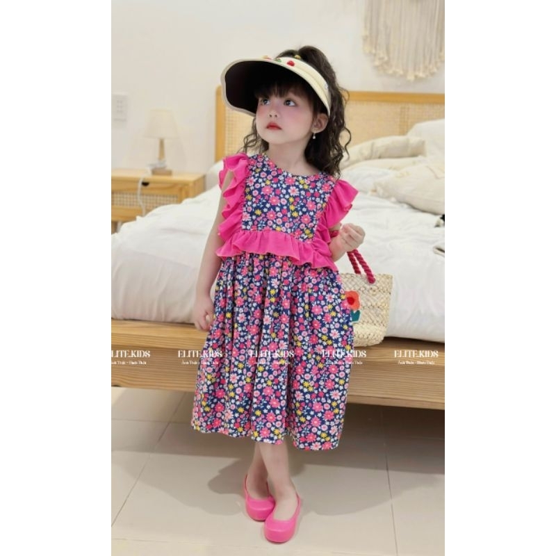 Dreamy Purple Purple Flower Dress, Cute Duckweed Combination For Girls ...