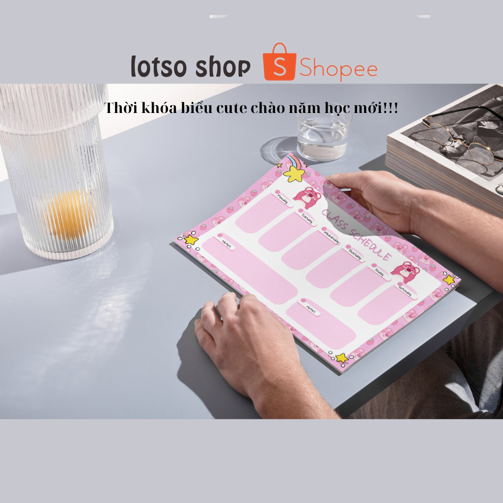 Cute Schedule For Students Course Stickers | Shopee Malaysia