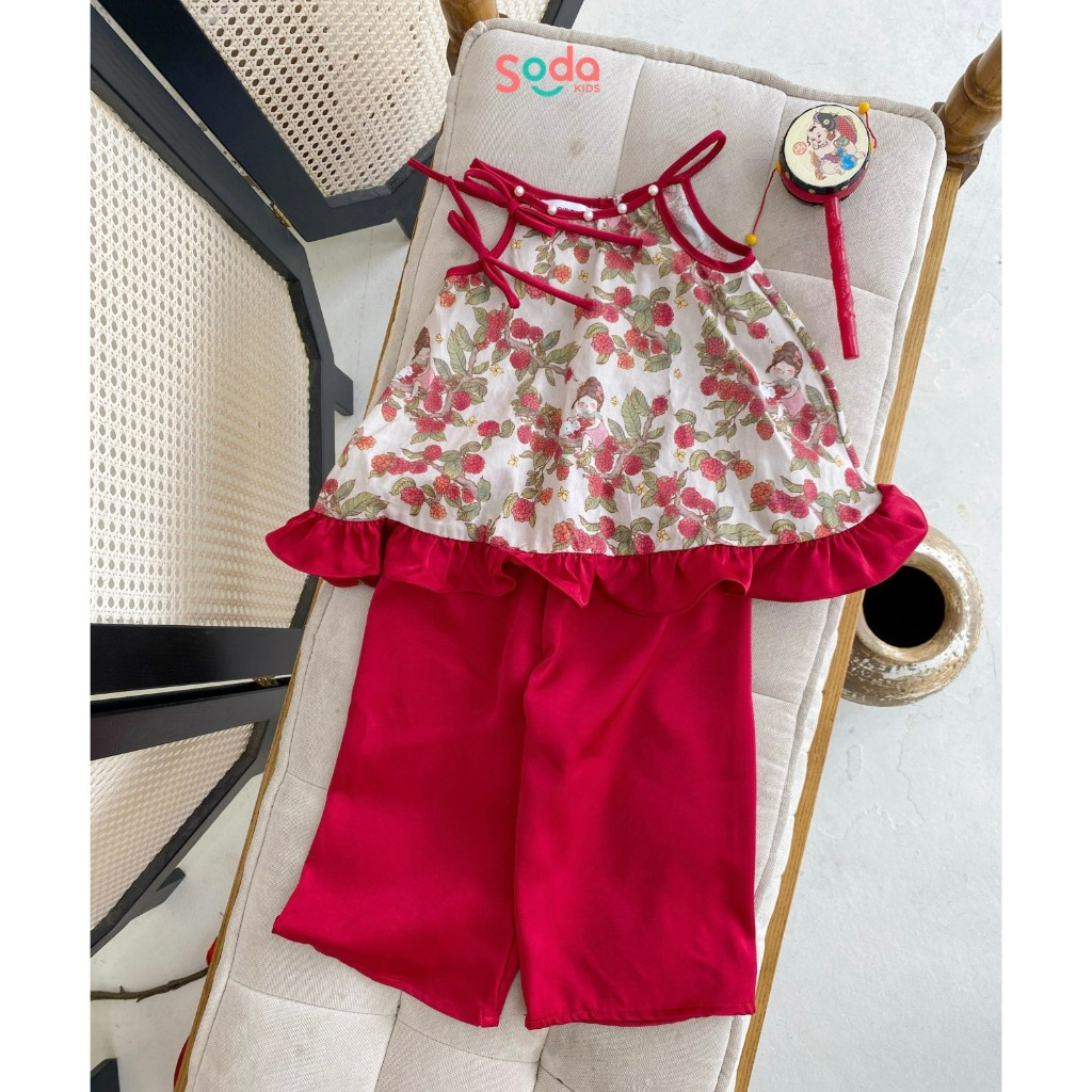 Mid-Autumn halter neck clothing Set for baby girl Nhu Nguyet (with free ...