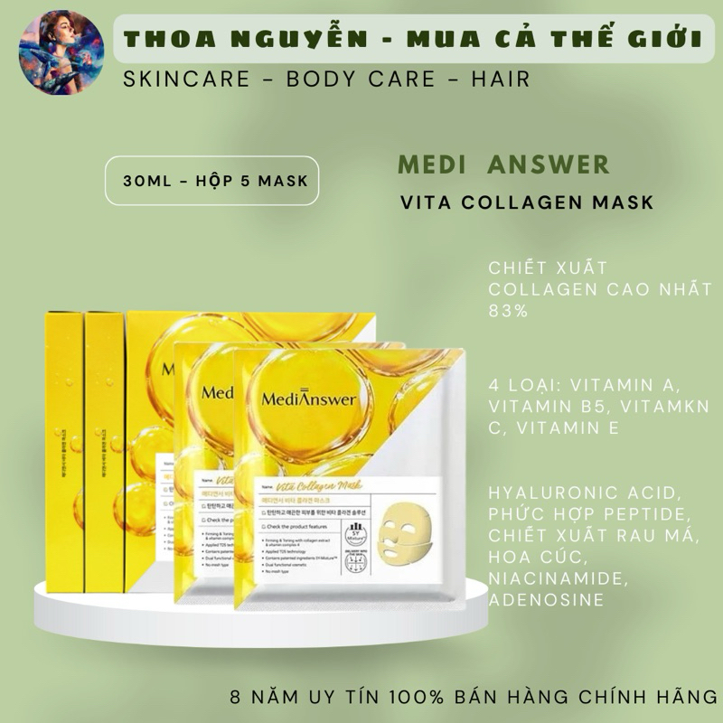 Collagen Jelly Mask, Medi Answer Vita Collagen Mask 37g | Shopee Malaysia