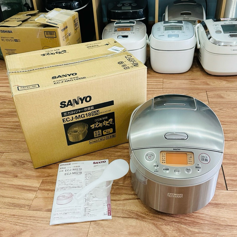 Sanyo High Frequency Rice Cooker - 100% New _ 1.8 Liter_ Japan | Shopee ...