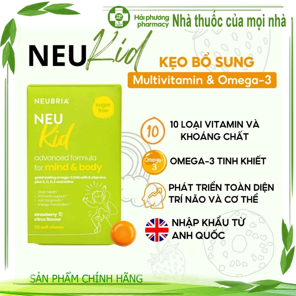Neu Kid Multivitamin Omega 3 Multivitamin Multivitamin Support Brain ...