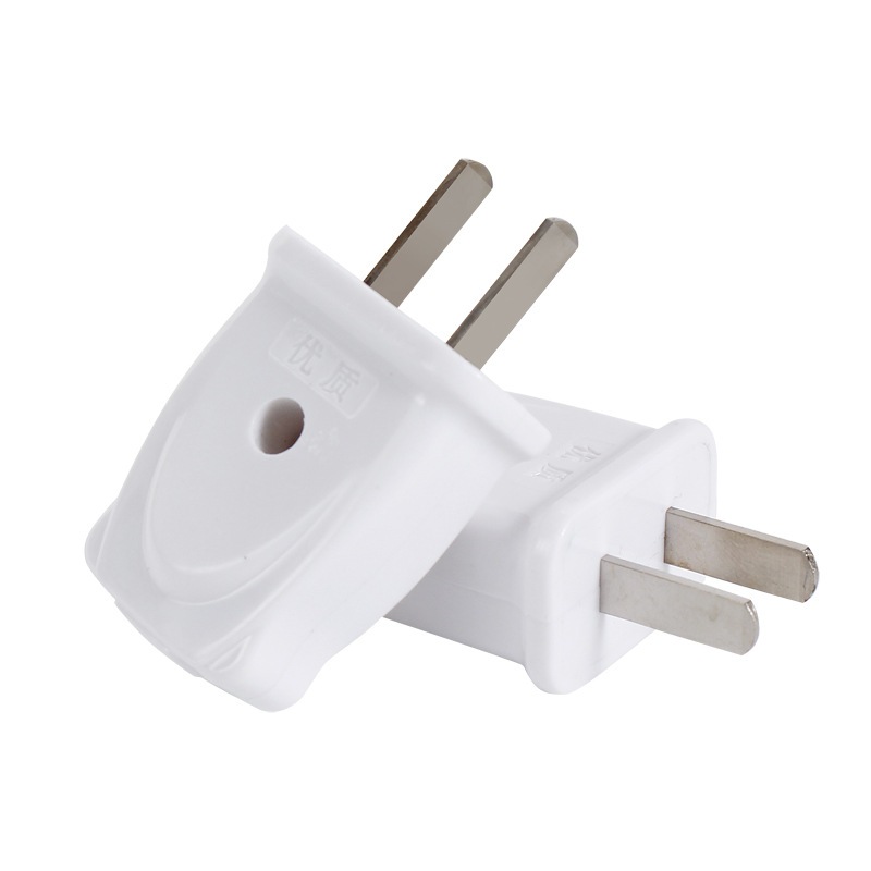 2-pin power plug, uses 250V power to withstand 10A current, size ...