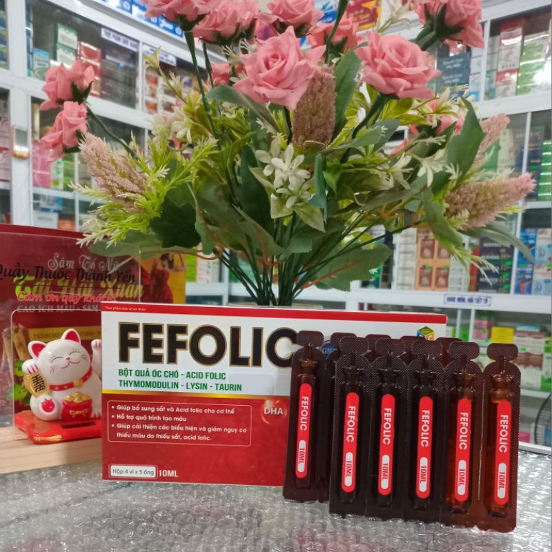 Fefolic Box of 20 Tubes - Helps supplement iron and folic acid for the ...