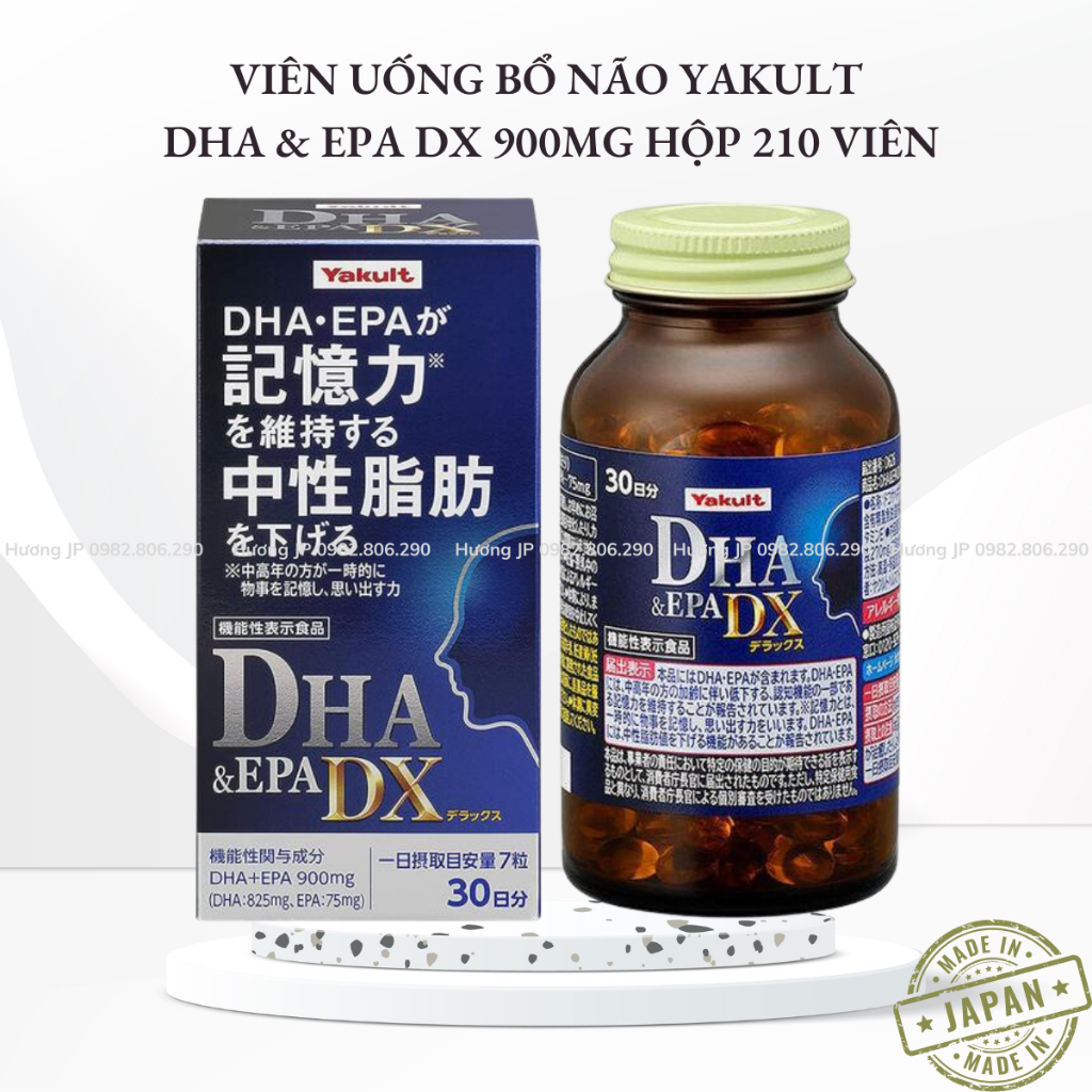 Yakult DHA Brain Supplement & EPA DX 900mg Box of 210 Tablets | Shopee Malaysia