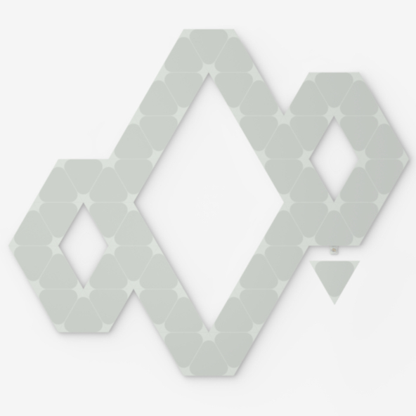 Diy Pack Nanoleaf Shapes Mini Triangle - 50 light boxes (Expansion Kit ...
