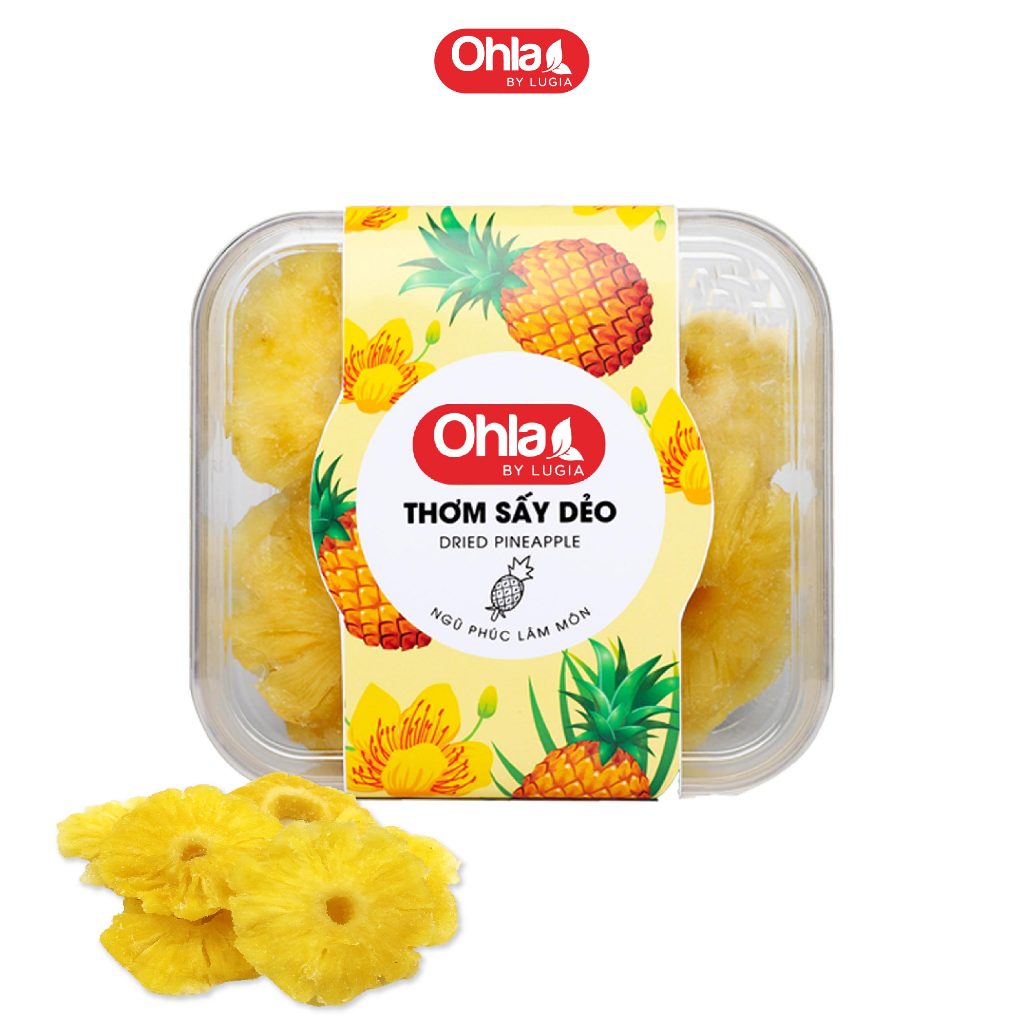 Ohla Dried Pineapple 200g (Original flavor / Chili salt) - Carefully ...