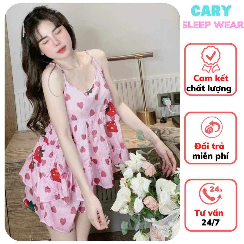 Cute Cartoon Two-Wire Pajamas For Summer Home Wear, Two-Wire Pajamas ...
