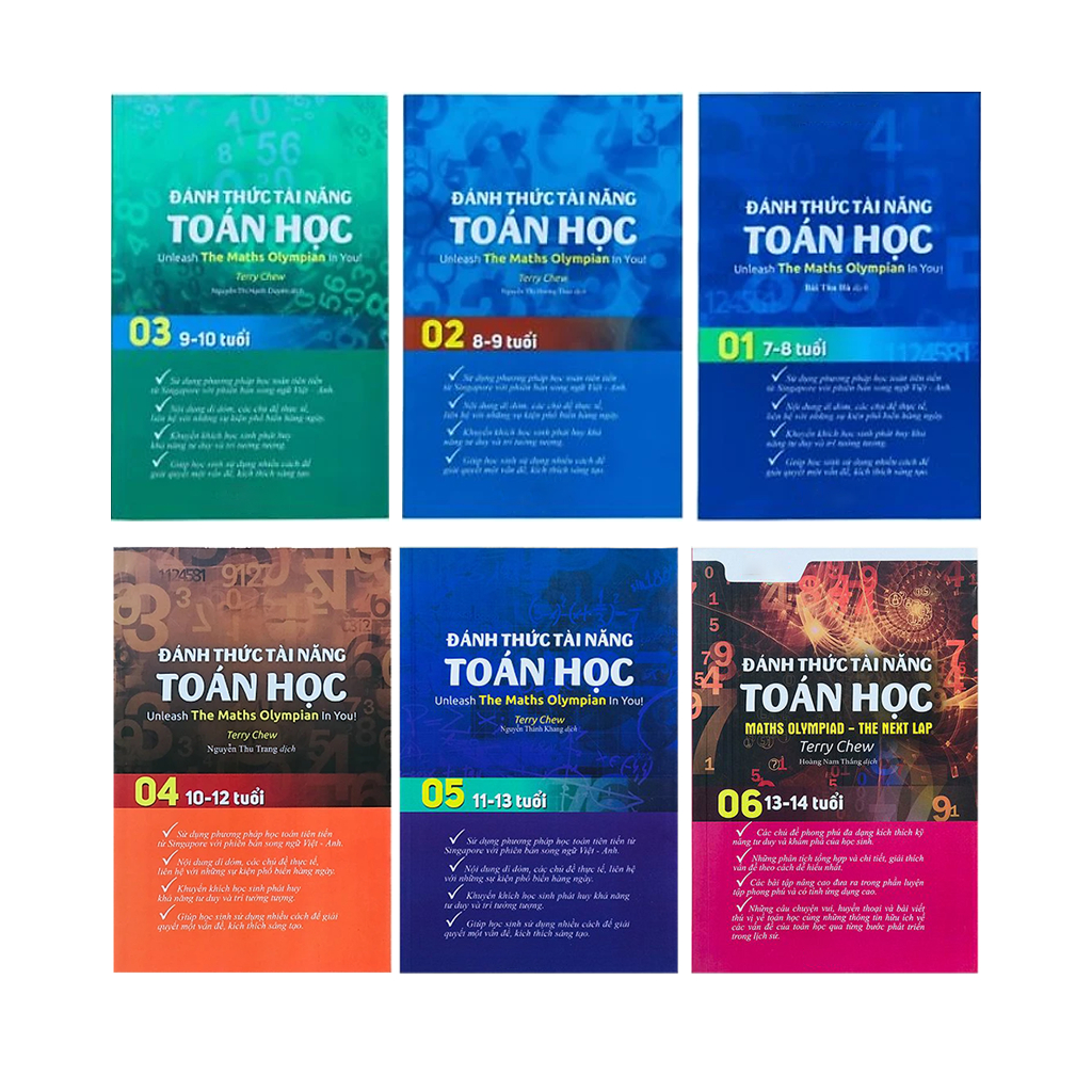 Book Combo Book Awaken math talents Grade 1 to 8 math Books - Asia ...