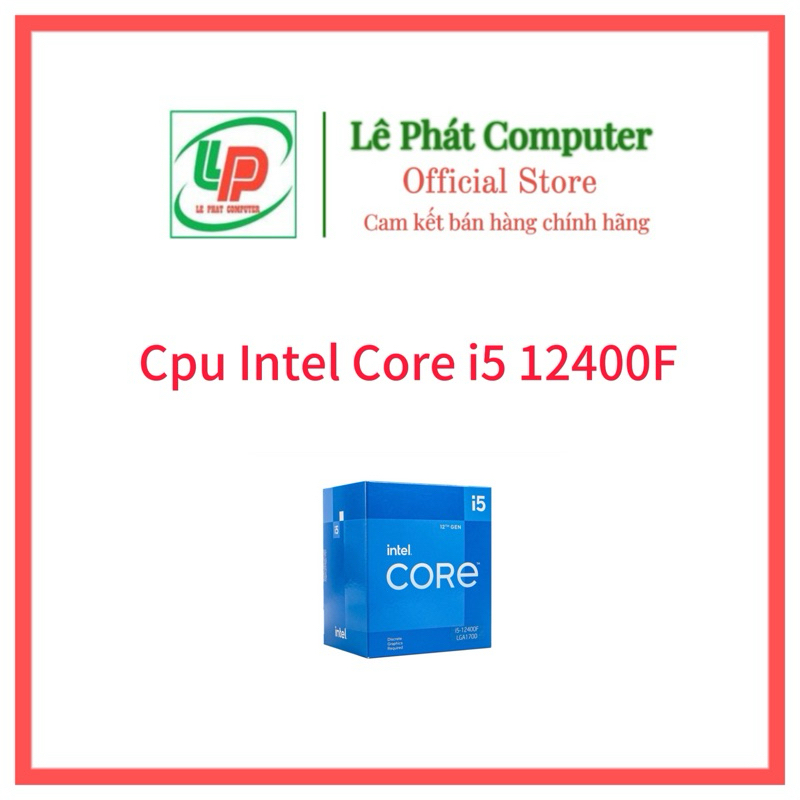Intel Core i5 12400F Cpu (2.5Ghz/6 Cores/12 Threads/18MB/LGA 1700) - Genuine product - | Shopee ...