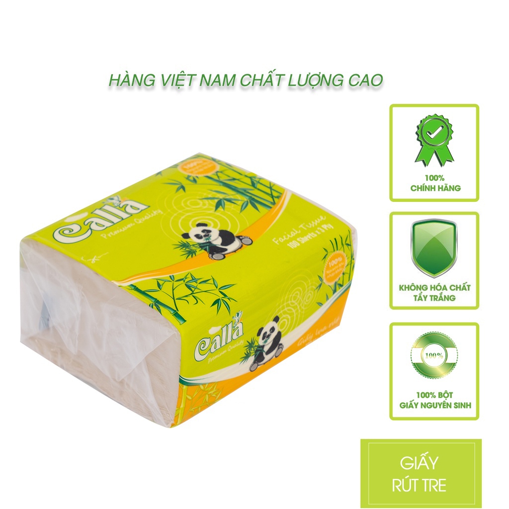 Calla Bamboo drawing paper, 3 layers, 100 sheets, 10cm size, soft ...