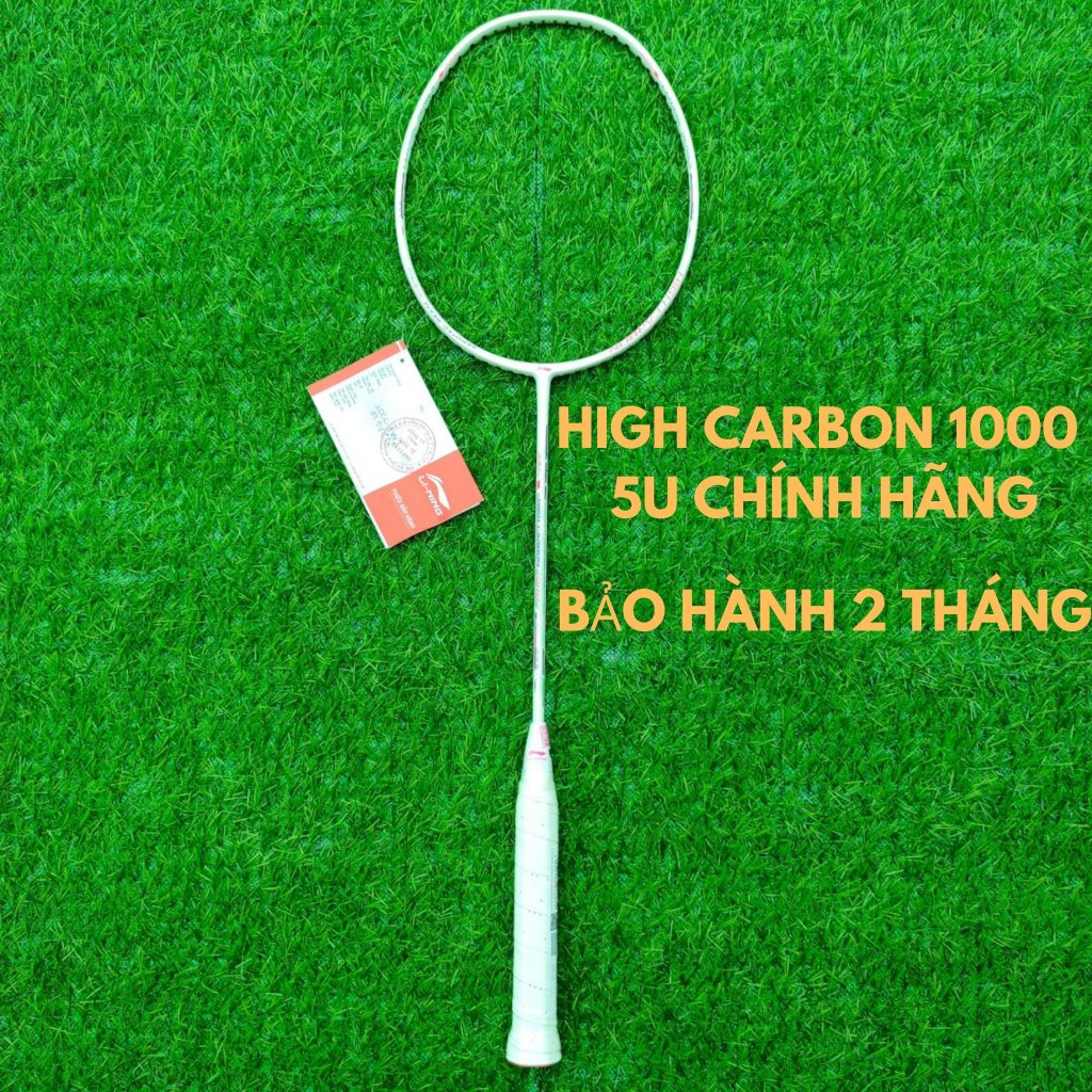 Genuine White Li-Ning HighCarbon 1000 5U Badminton Racket | Shopee Malaysia