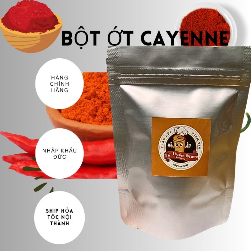 German CAYENNE CHILI POWDER PACKAGE 100G - GENUINE IMPORTED CAYENNE ...