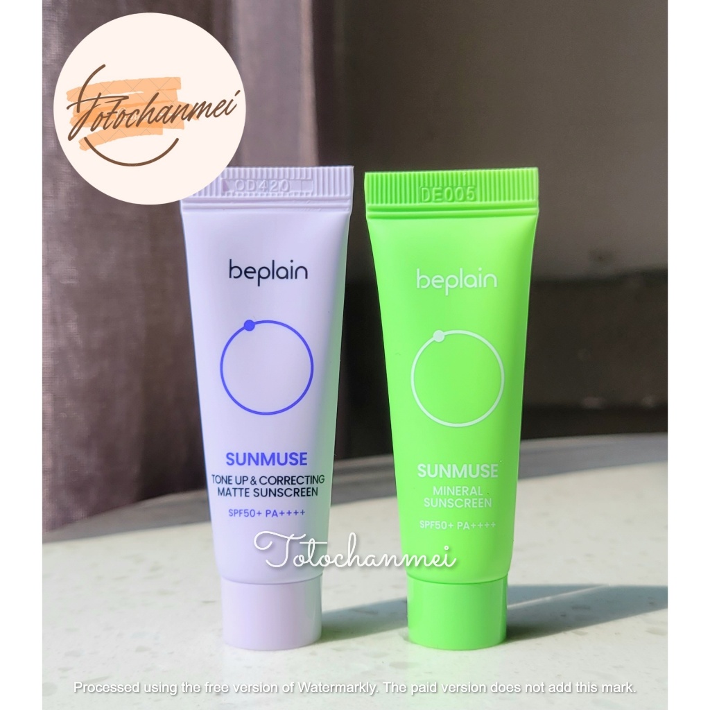 Minisize BEPLAIN sunscreen 10ml & 20ml assorted without box | Shopee ...