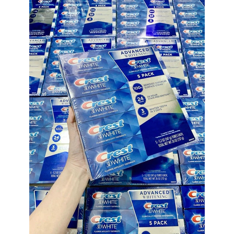 Crest 3D White Advanced Triple Whitening Toothpaste from America ...