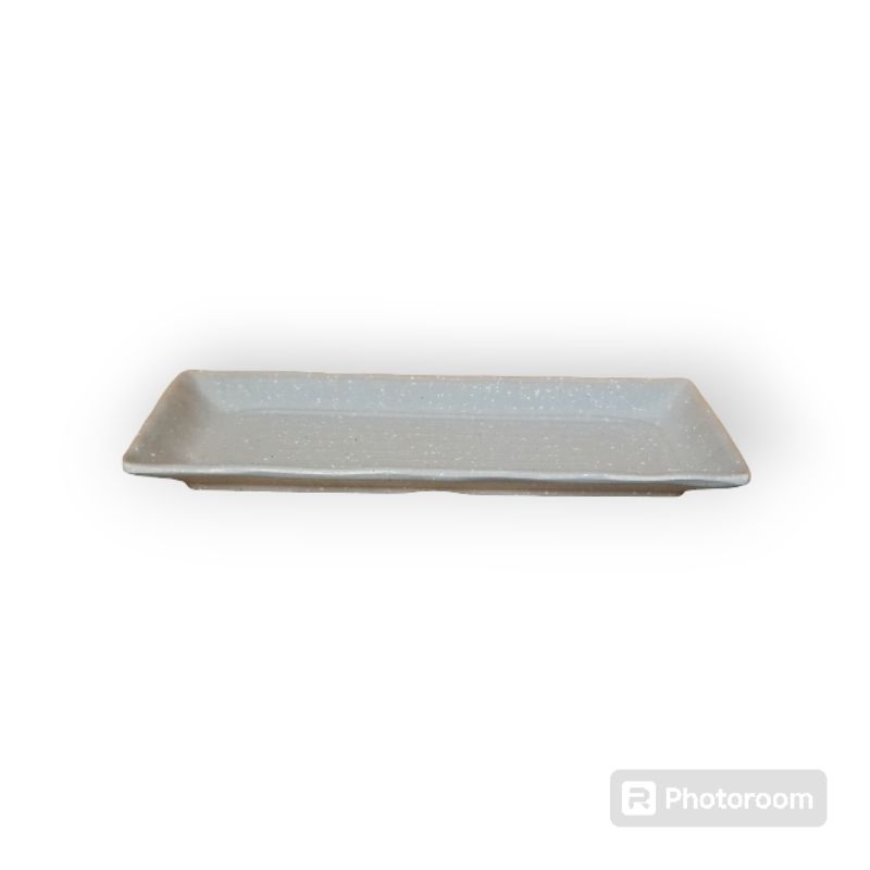 Long matte gray rectangular plate (melamine resin) | Shopee Malaysia