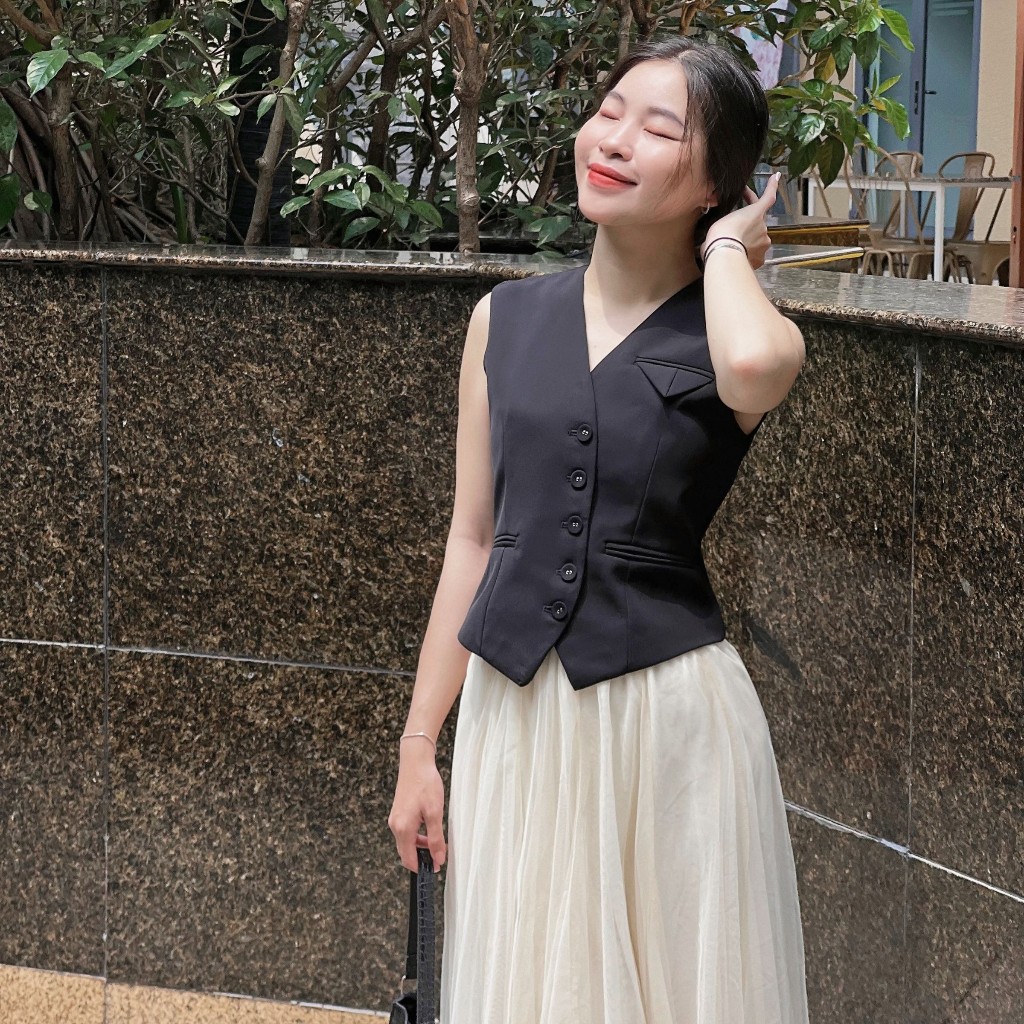 Callene long mesh chiffon skirt for luxurious office party (L2308 ...