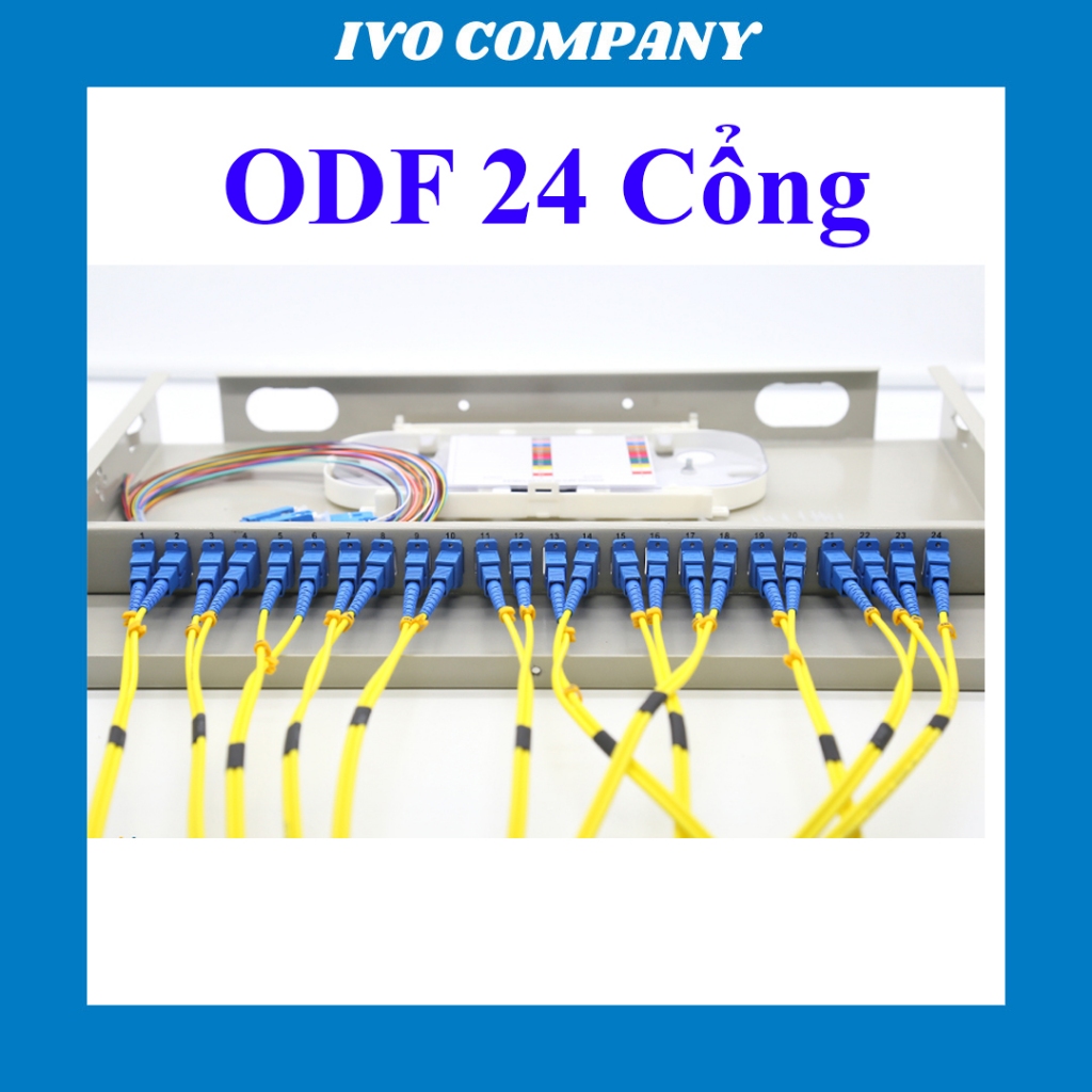24-port ODF Optical Mixing Box With Accessories (SC / LC / FC) | Shopee ...