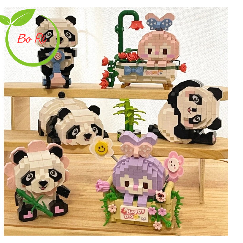 Loz building block assembly toy micro brick model Cute animal tiny mini ...