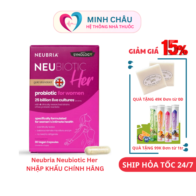 Gynecological probiotic Neubria Neubiotic Her 30 probiotic supplements ...