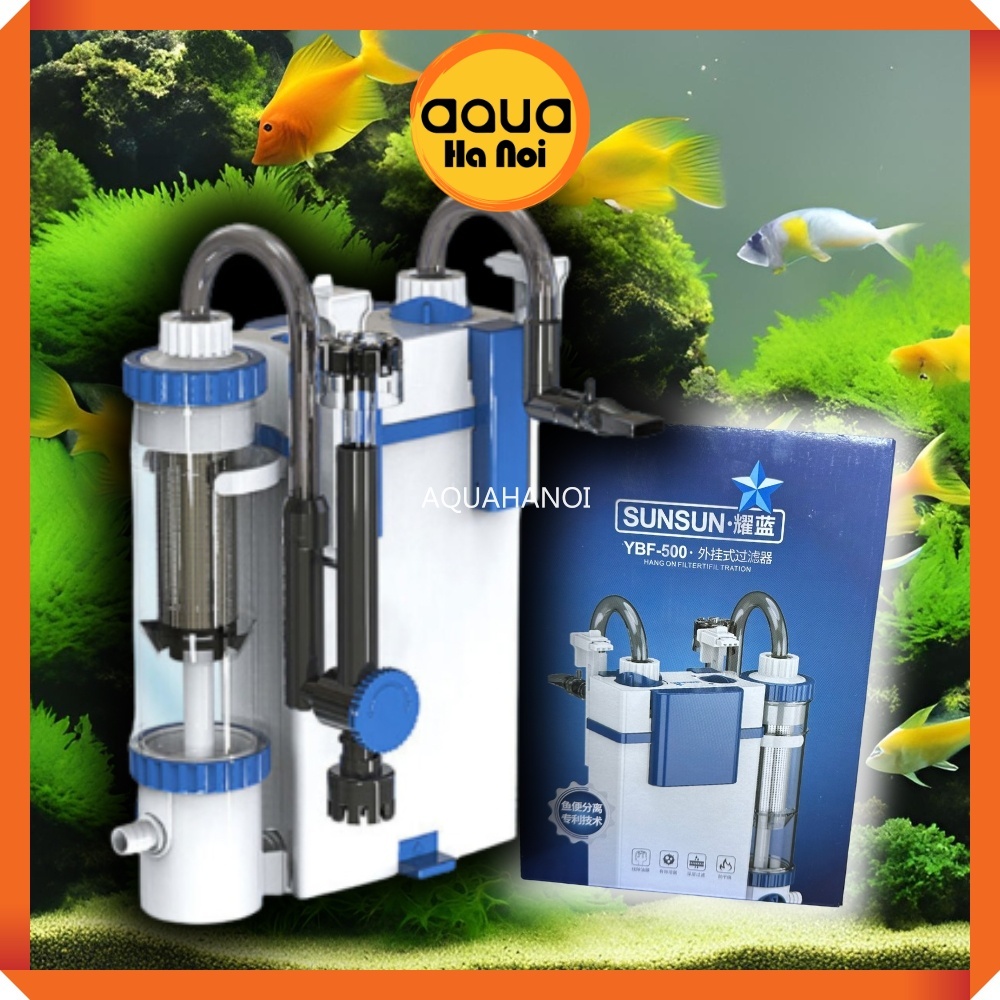 Sunsun YBF 500 hanging filter effectively separates feces and scum for ...