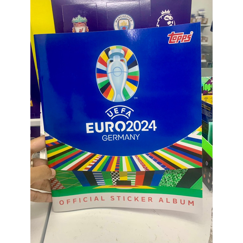 [ Album ] Topps Official Sticker Euro 2024 | Shopee Malaysia