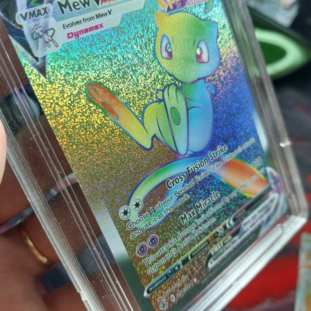Pokemon Cards LS Mew VMax 268 / 260 Art Rainbow Full Secret Foil 1459 ...