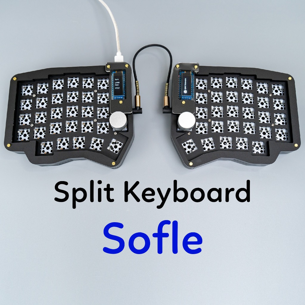 [Keyboard Kit] Sofle case mica mechanical Keyboard (split, hotswap ...