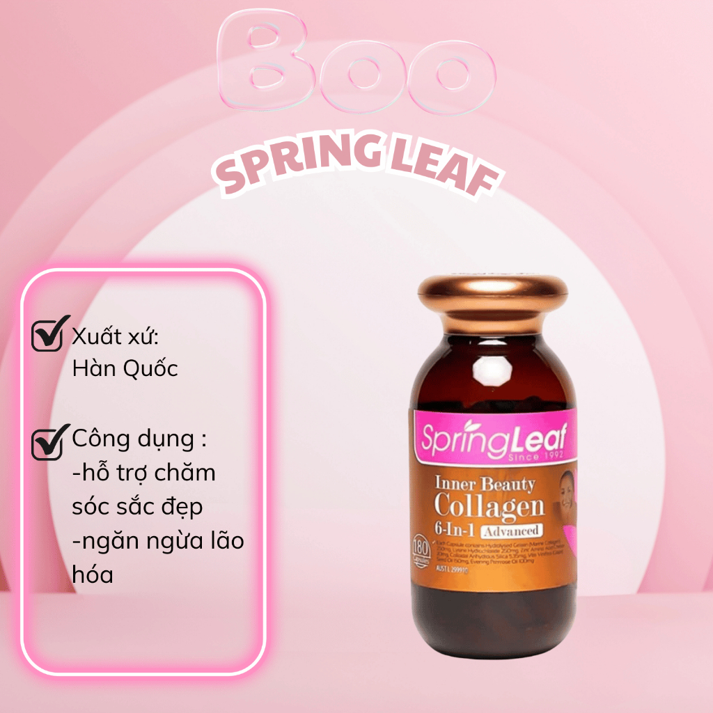 Genuine Australian Spring Leaf Inner Beauty collagen 6-in-1 Advanced ...