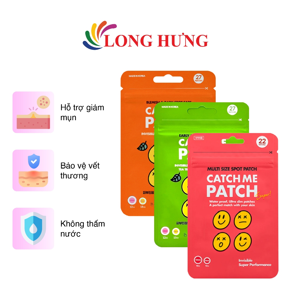 Catch Me Patch helps reduce acne (22 pieces/27 pieces) | Shopee Malaysia