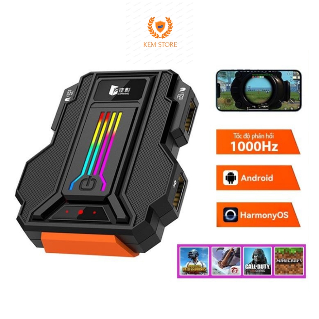 Lie Ying Pro keyboard mouse adapter for PUBG Mobile FPS game 1000Hz ...