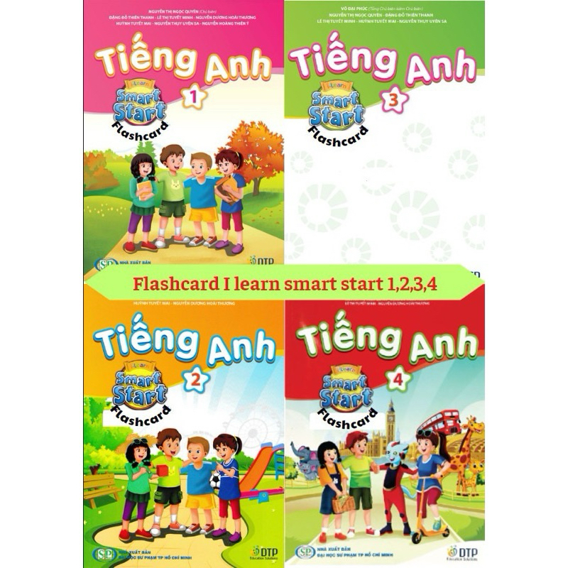 Full Set of Flashcards Smart Start English learning cards 1,2,3,4 1 ...