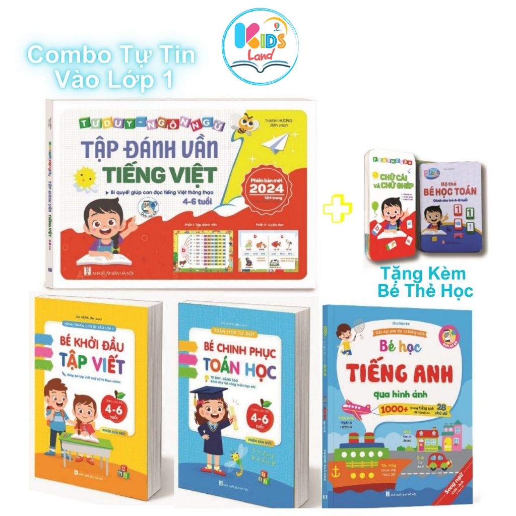 Luggage Combo Book for Children Confidently Learn Math - Vietnamese ...