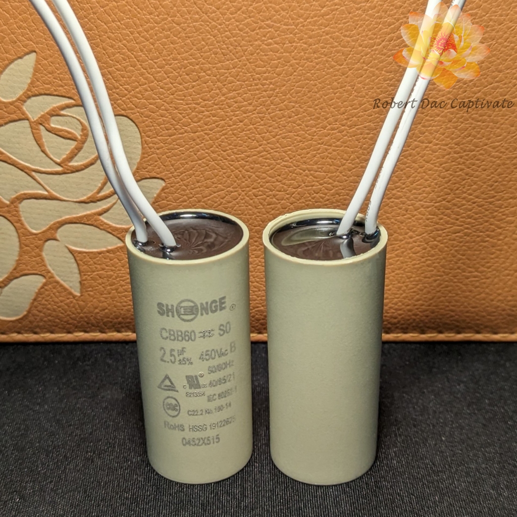 Round Capacitor (Pube Capacitor) 2.5μf Genuine Chinese Domestic Goods Honge With Ceiling Fan ...