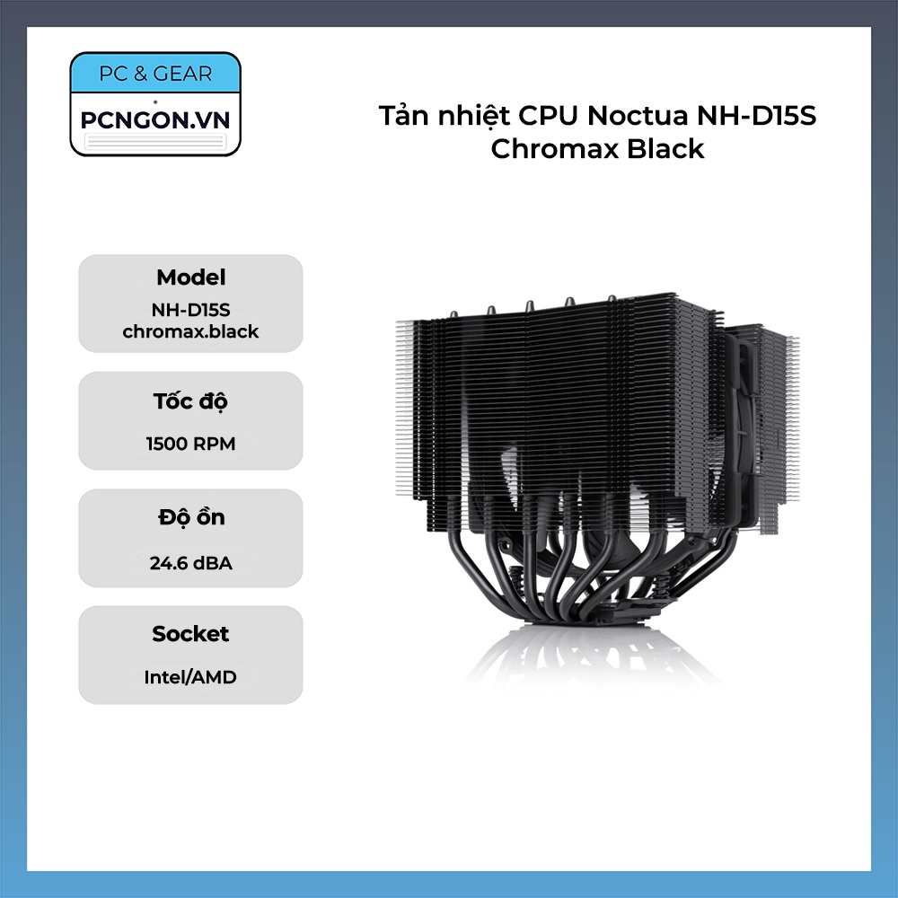 [PCNGON] Noctua NH-D15S Chromax Black CPU cooler | Shopee Malaysia