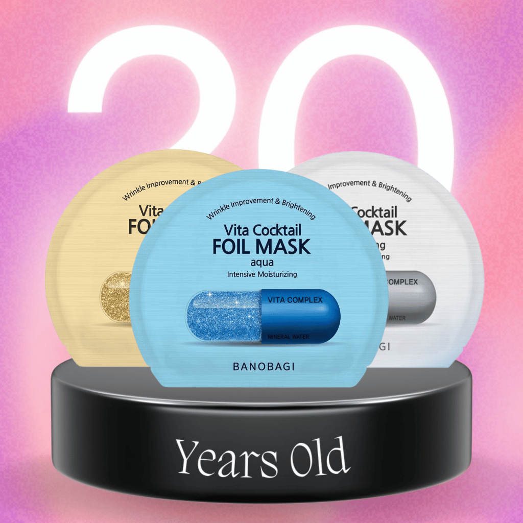 Banobagi Vita Cocktail Foil Mask - Full Box (10 Pieces) | Shopee Malaysia