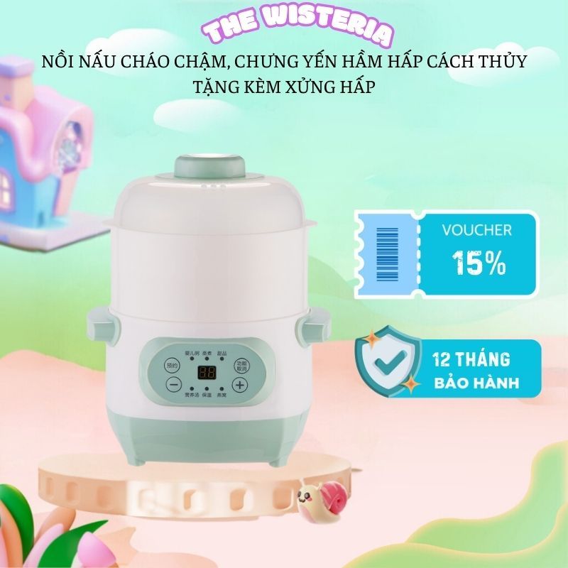 Slow Porridge Cooker for Children with High Quality Ceramic Core, 1L ...