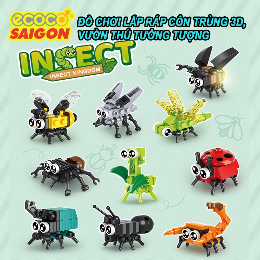 3d Insect Assembly Toy, Many Details and Diverse Designs for Children ...
