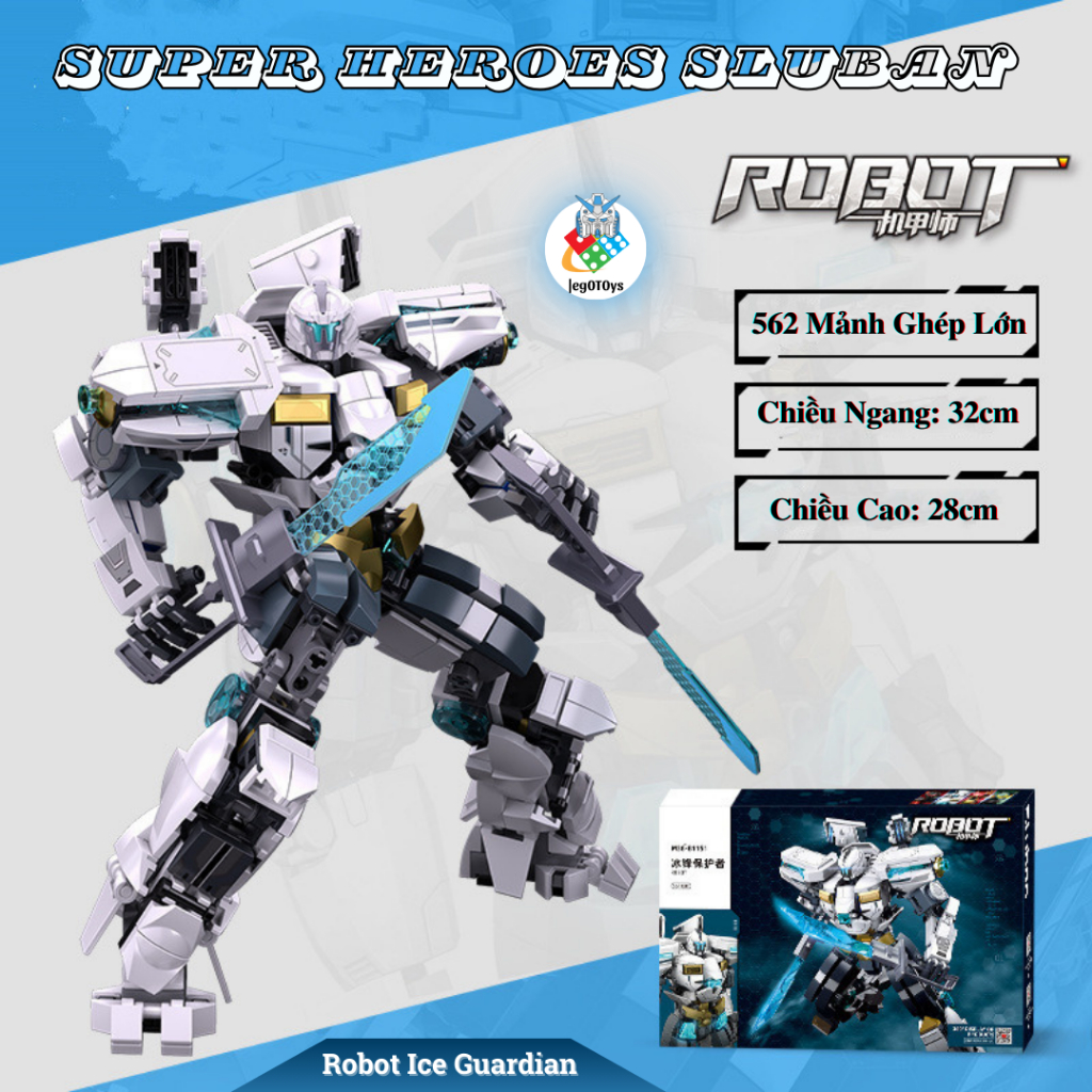 Lego Robot Gundam Ice Guardian - Gundam Robot Assembly Model Collection ...