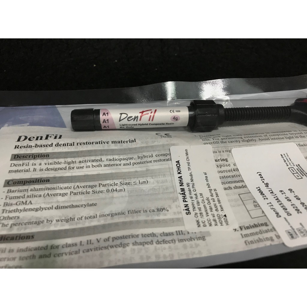 Vericom Korean Solid Denfil Composite 4g Dental Filling Material (1 ...