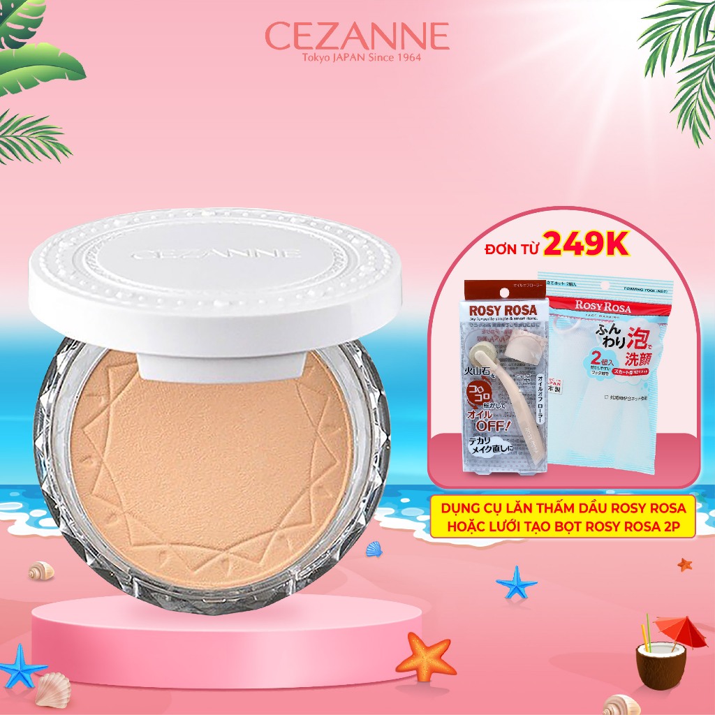Cezanne UV Clear Face Powder Japan oil alkaline Powder waterproof SPF ...