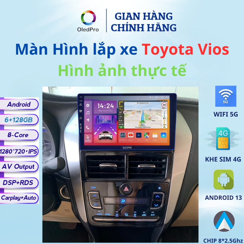 Toyota vios 2019 2020 2021 android Monitor With Mechanical Air ...