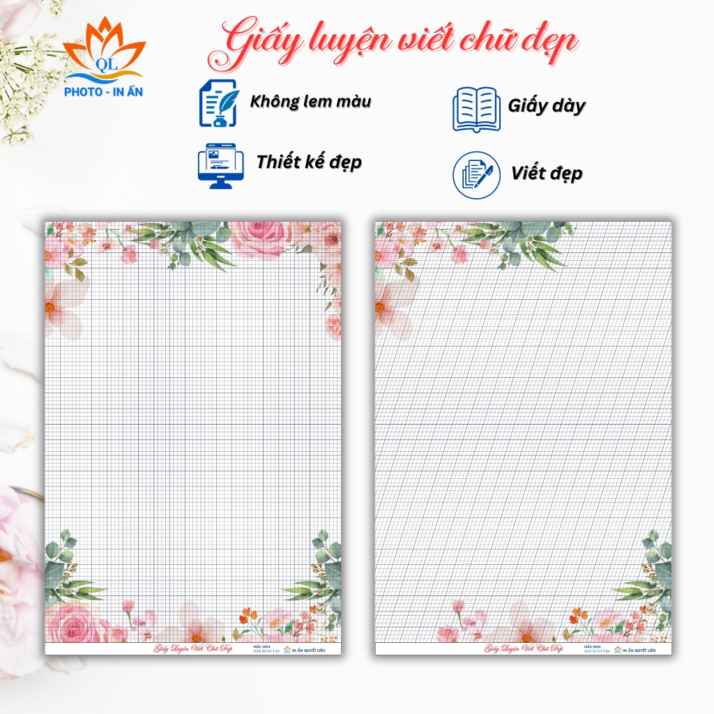 Beautiful Writing Practice Paper, Beautiful Handwriting Paper Size A4 ...