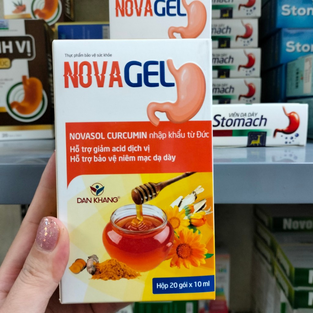 Novagel Stomach Pain Relief Drink Package - Box Of 20 Packs x 10ml ...