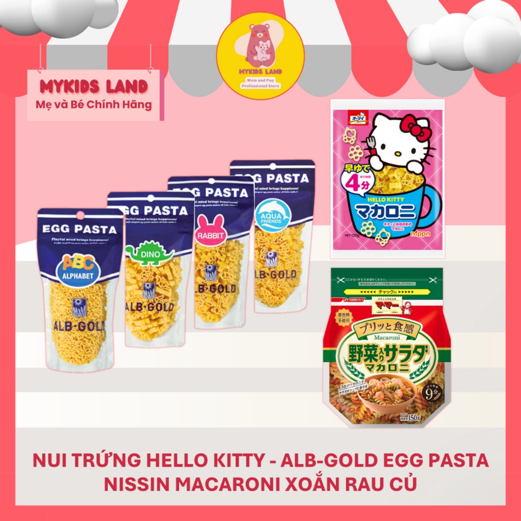 Hello Kitty Japanese Domestic Baby Egg Pasta Flower Shape / Nissin Macaroni Twisted Vegetables ...